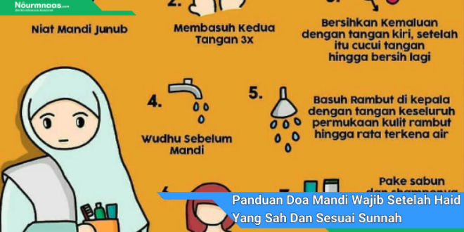 Panduan Doa Mandi Wajib Setelah Haid Yang Sah Dan Sesuai Sunnah - Nourmnaas Panduan Doa Mandi Wajib Setelah Haid Yang Sah Dan Sesuai Sunnah - Nourmnaas